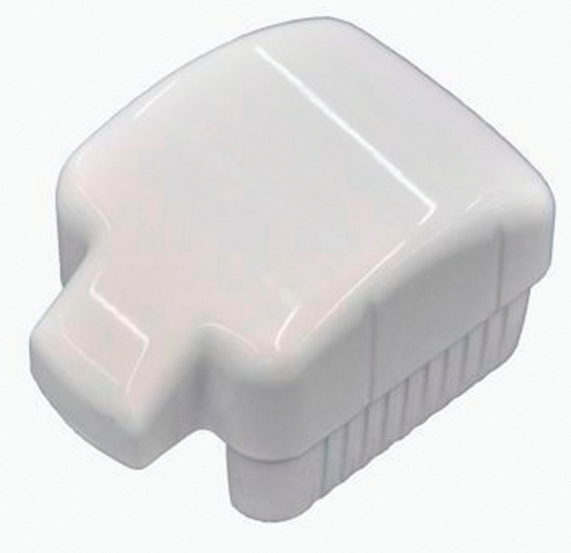 Regal HRC-0W Hand Rail Cap, Aluminum, White, Powder-Coated | Plastic ...