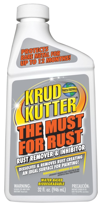 KRUD KUTTER MF326 Rust Remover and Inhibitor, Liquid, Mild, Light Green ...