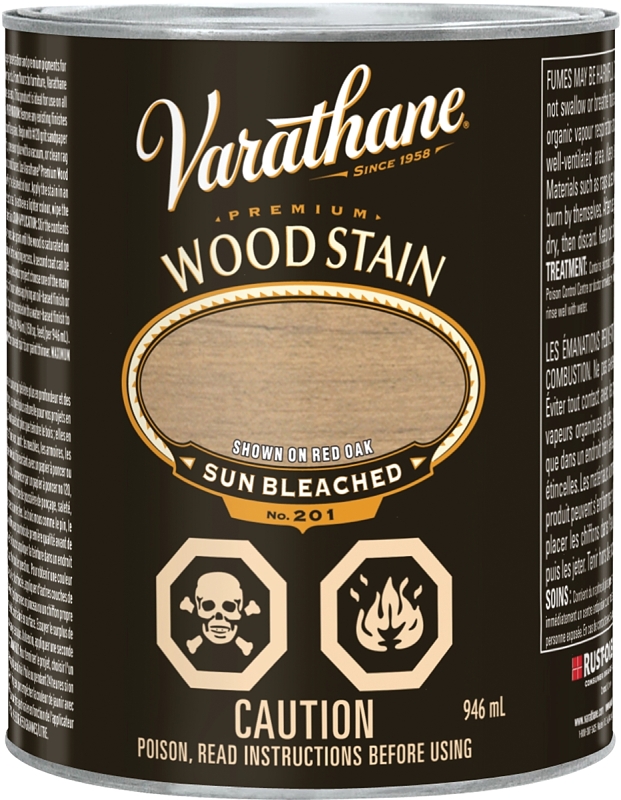 VARATHANE 258768H Wood Stain, Sun Bleached, Liquid, 946 mL, Can ...
