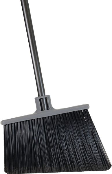Quickie 754 Angle Broom, 15 in Sweep Face, Polypropylene Bristle, Steel ...
