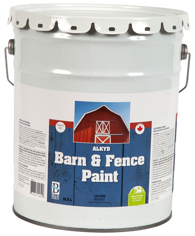 UCP Paints E4800-62-18.9 Barn Paint, 18.9 l, Gloss, Red, Alkyd Vehicle ...