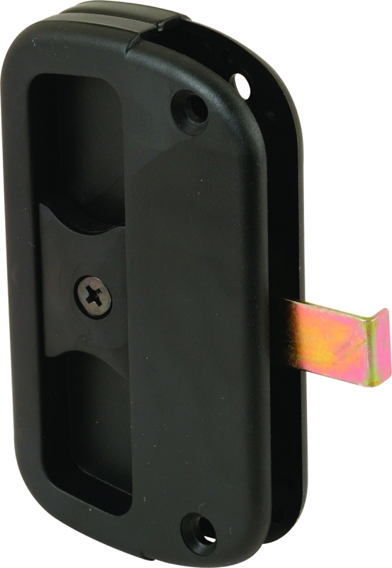 Prime-Line A 186 Door Latch and Pull, Plastic/Steel, Black | Plastic ...