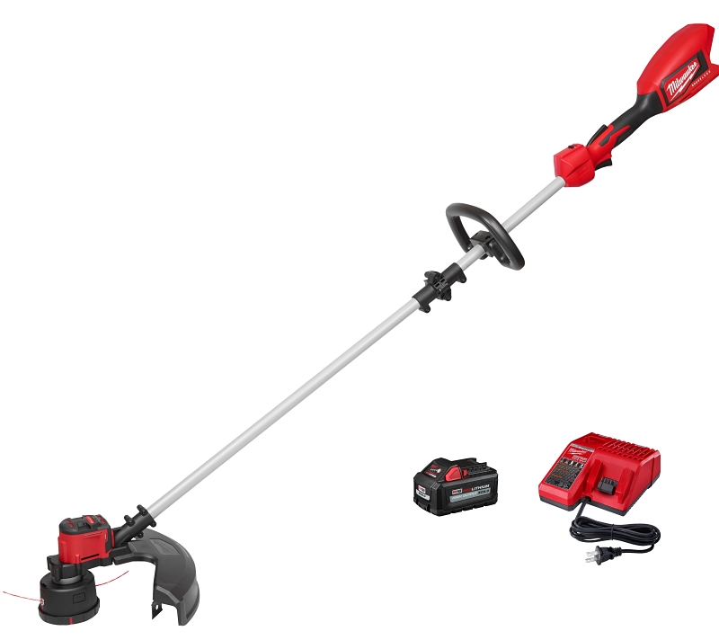 Milwaukee 2828-21 Brushless String Trimmer Kit, 6 Ah, 18 V Battery ...