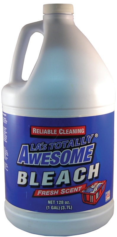 LA's TOTALLY AWESOME 339 Bleach, 128 oz Bottle, Liquid, Fresh Floral ...