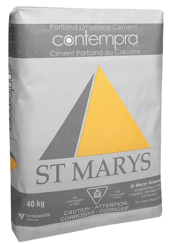 St Marys Cement Contempra 13201040 Portland Cement, Gray/White, Powder ...