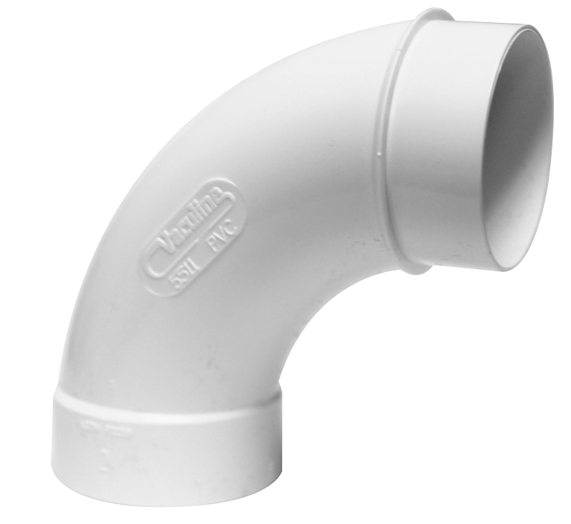IPEX 201001 Pipe Elbow, 2 in, Socket x Spigot, 90 deg Angle, PVC, White ...