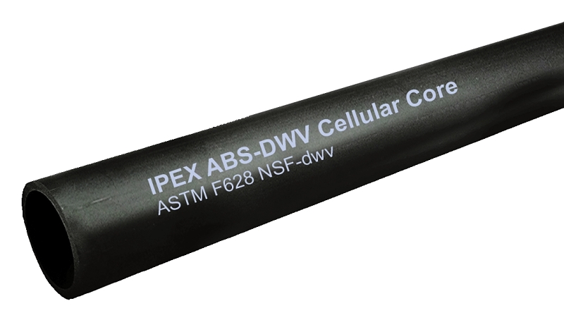 IPEX 79009 Pipe, 3 in, 6 ft L, SCH 40 Schedule, ABS | Plastic Express Inc.