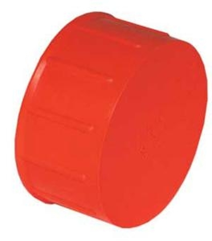 IPEX 027878 Test Cap, Hub, ABS, Orange, 3 in Pipe | Plastic Express Inc.