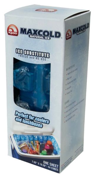 IGLOO Maxcold 25078 Reusable Ice Sheet, 44 Cube Box, Blue | Plastic ...