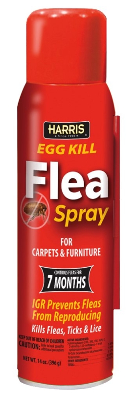 HARRIS FS-14 Flea Aerosol Insecticide, Liquid, Spray Application, 14 oz ...