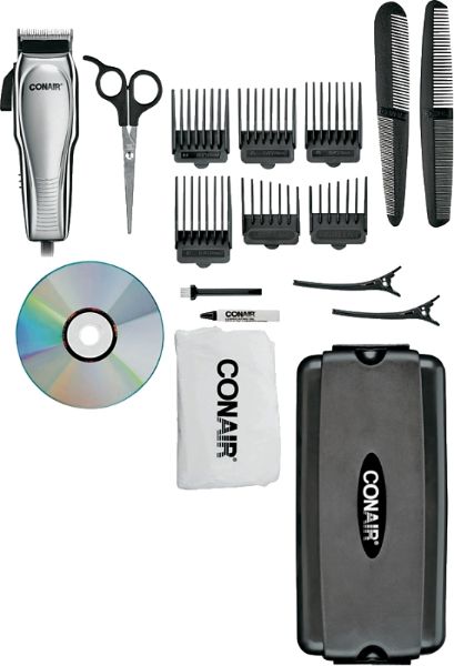 CONAIR HC200GB Haircut Kit with Case, Chrome | Plastic Express Inc.