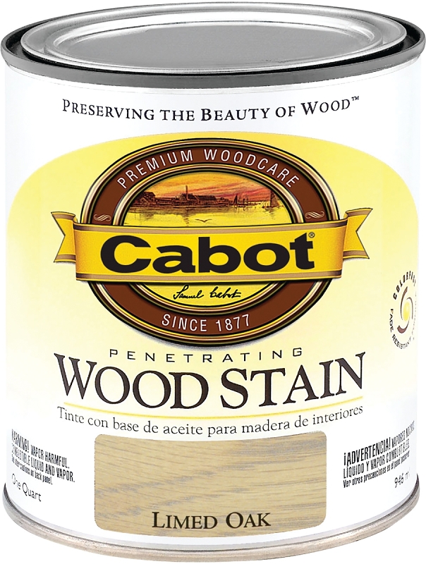 Cabot 8100 Series 8133 Wood Stain, Limed Oak, 1 qt | Plastic Express Inc.