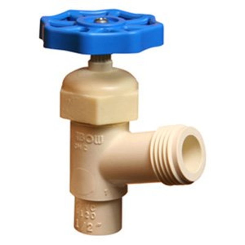 BOW 564864 Boiler Drain, 1/2 in Connection, Hub x Hose Thread, CPVC ...