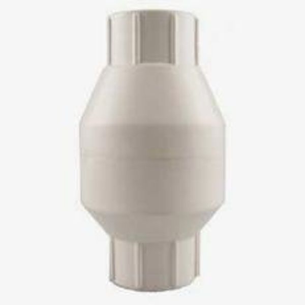 Boshart U1710-12 In-Line Check Valve, 1-1/4 in, Threaded, 100 psi Pressure, PVC Body | Plastic ...