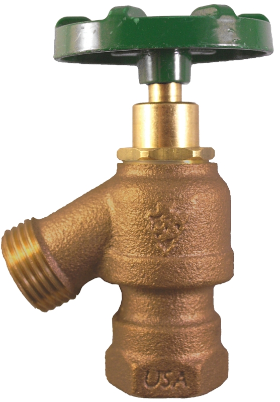 Arrowhead Brass 925LF Garden Valve FIP x Hose, FIP x Hose, 125 psi ...