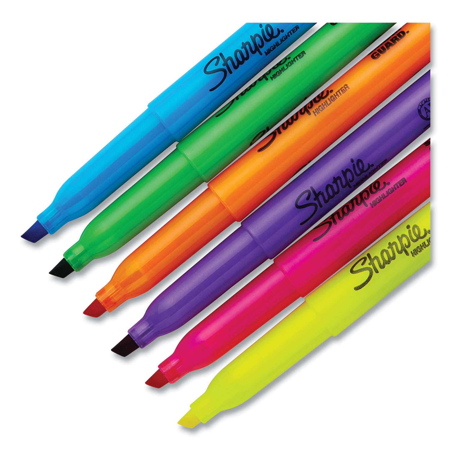 Pocket Style Highlighters, Assorted Ink Colors, Chisel Tip, Assorted ...