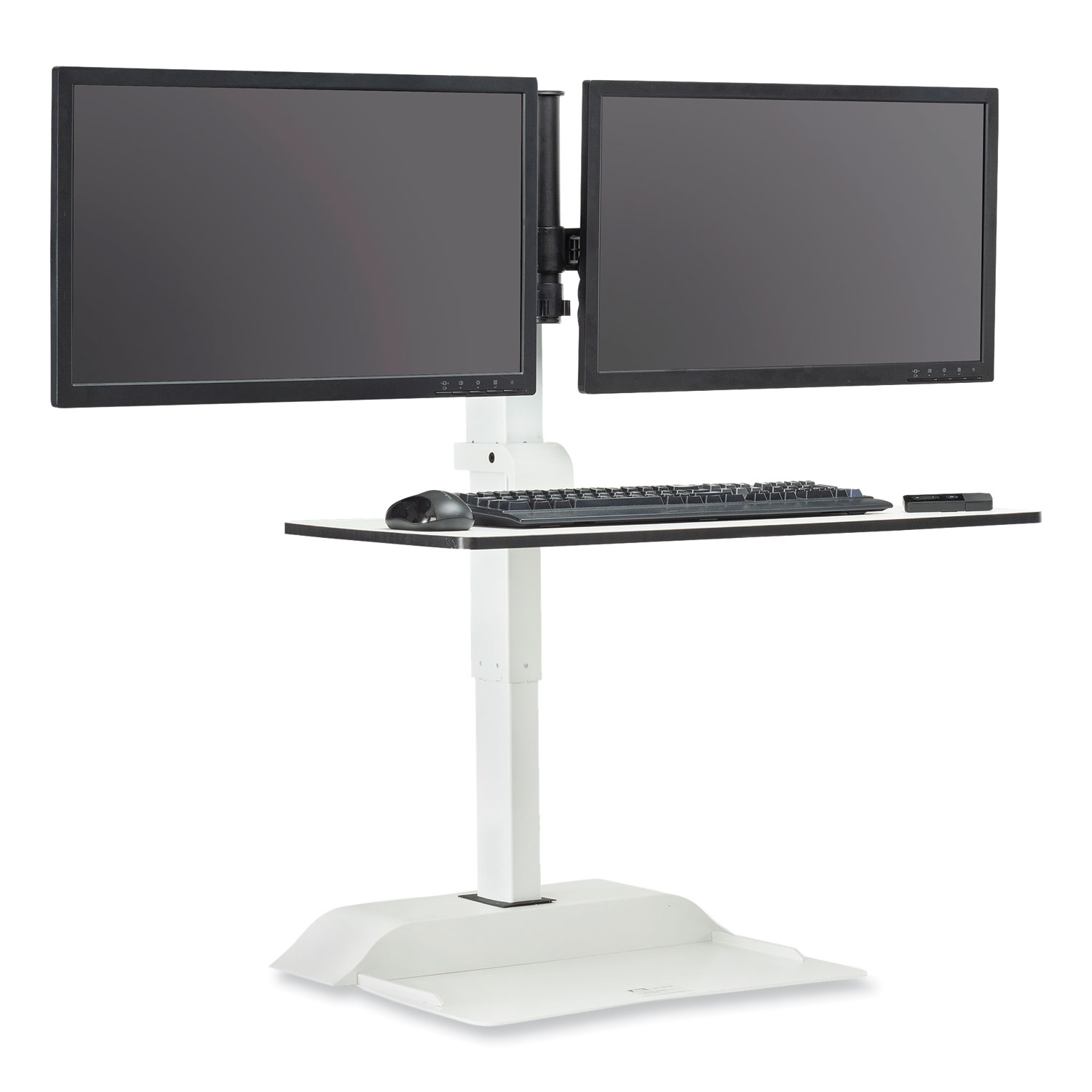 Soar Electric Desktop Sit/Stand Dual Monitor Arm, For 27" Monitors ...