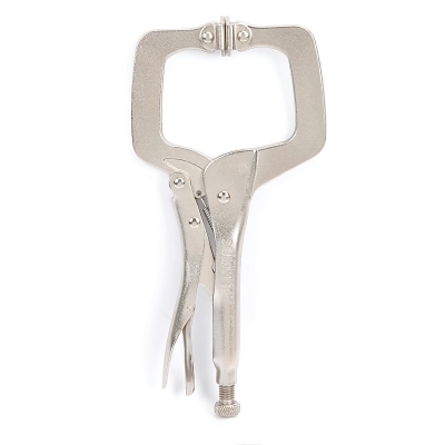 Locking Clamp, 11 in, Swivel Pads | Plastic Express Inc.