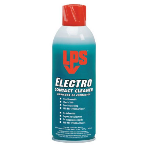 Electro Contact Cleaners, 16 oz, Aerosol Can, Solvent Scent | Plastic ...