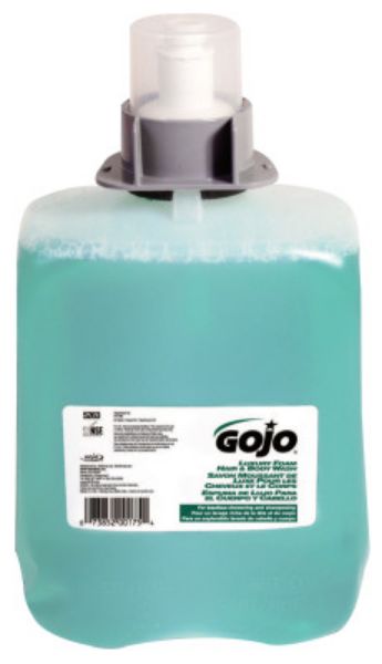 GOJO LUXURY FOAM HAIR &BODY WASH 2 ML REFILL | Plastic Express Inc.