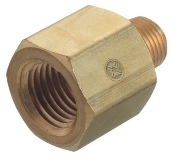 Pipe Thread Adapters, 3,000 PSIG, Brass, 1/4 in (NPT) | Plastic Express ...