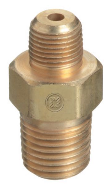 Pipe Thread Reducer Bushings, Adapter, 3,000 PSIG, Brass, 1/4 in; 1/8 ...