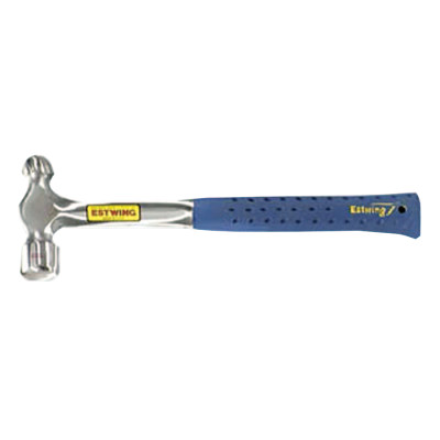 Ball Pein Hammer, Straight Blue Shock Reduction Grip Handle, 13.25 in ...