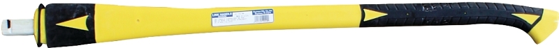 LINK HANDLES 64718 Axe Handle, Fiberglass, Black/Yellow, Wax, For: 3 to ...