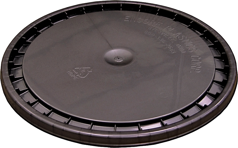 ENCORE Plastics 53000B Paint Pail Lid, Polyethylene, Black | Plastic ...