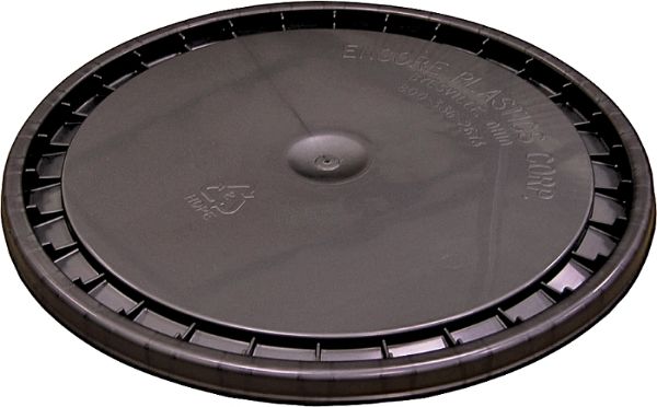 ENCORE Plastics 53000B Paint Pail Lid, Polyethylene, Black | Plastic ...