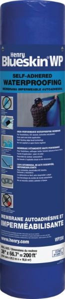 Henry Blueskin HEWPB200937 Self-Adhesive Waterproofing Membrane ...