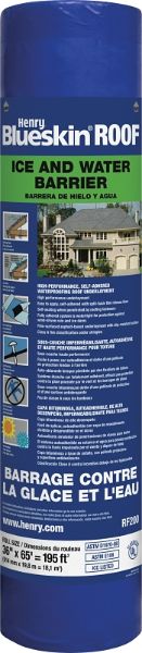 Henry HERF200916 Roofing Underlayment, 65 ft L, 3 ft W, Polyethylene ...