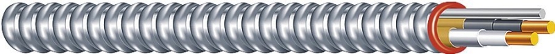Southwire Duraclad 55274921 Armored Cable, 12 AWG Cable, 2-Conductor ...