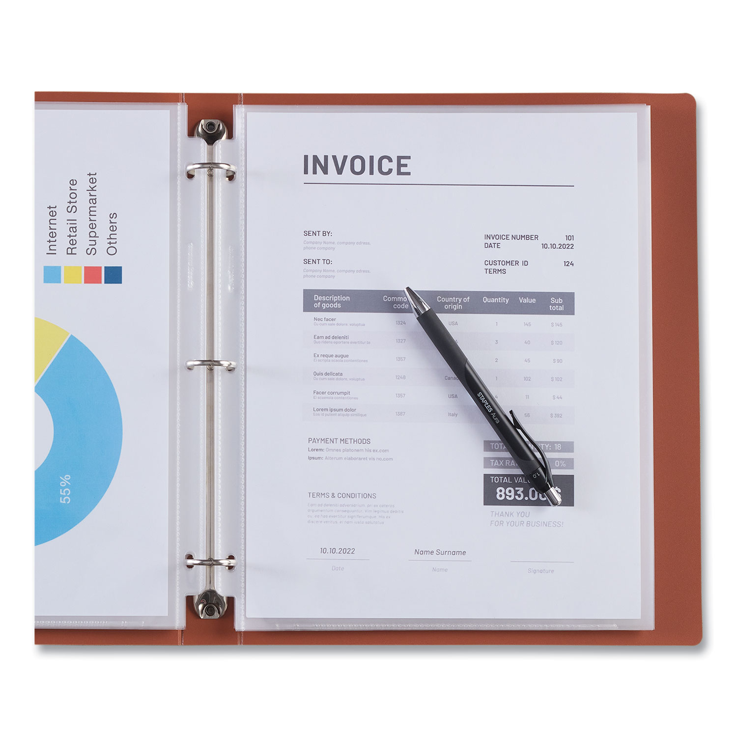 Top-Load Poly Sheet Protectors, Heavy Gauge, Letter Size, Clear, 25 ...