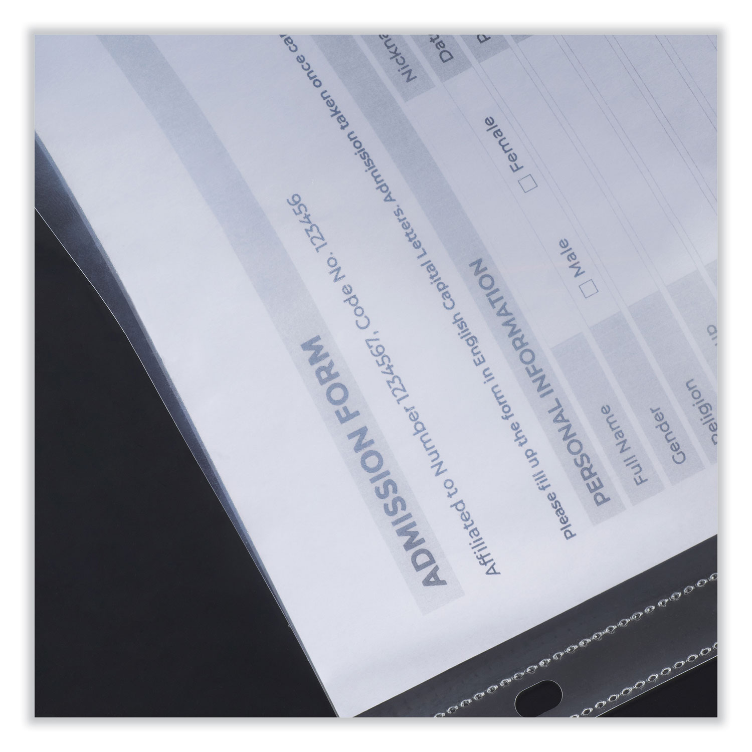 Top-Load Poly Sheet Protectors, Heavy Gauge, Letter Size, Clear, 25 ...