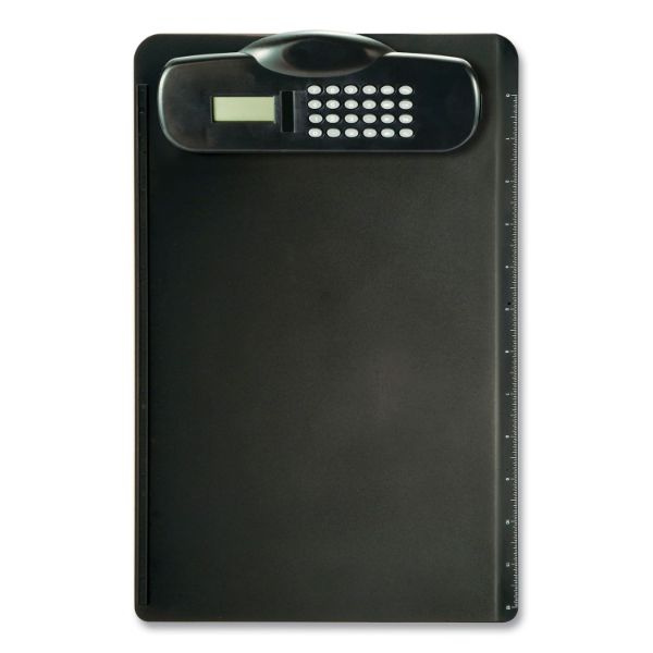 Plastic Clipboard with Calculator, Holds 8.5 x 11 Sheets, Black ...