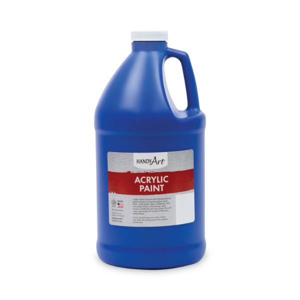 Acrylic Paint, Blue, 64 oz Bottle | Plastic Express Inc.
