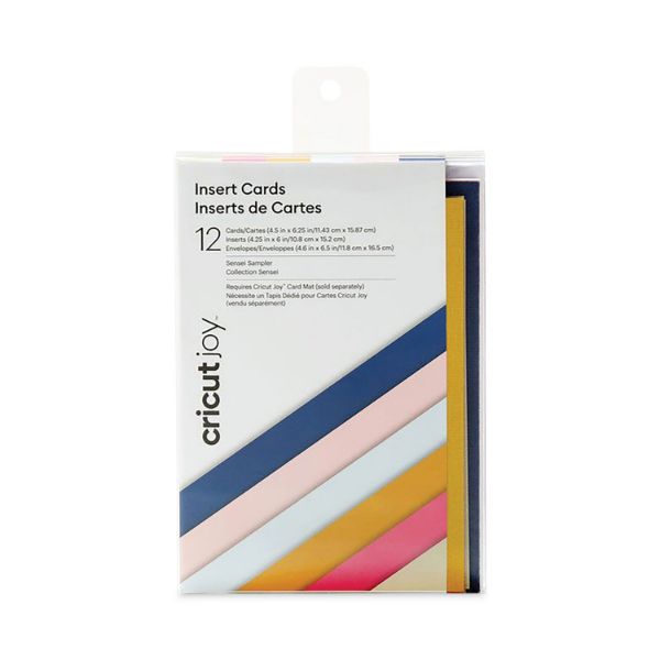 Joy Insert Cards, 4.5 x 6.25, 12 Assorted Color Cards/12 Assorted Color ...