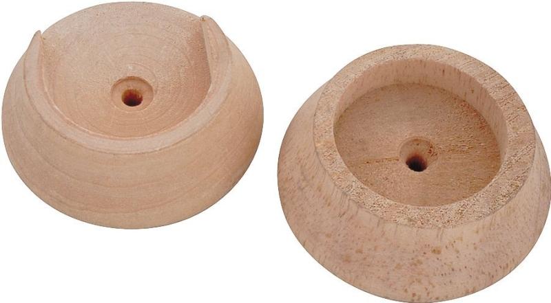 ProSource CL-P01-PS Closet Pole Socket, Wood | Plastic Express Inc.