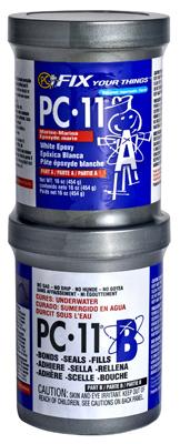 PROTECTIVE COATING PC-11 Marine-Grade PC-11 1LB. Epoxy Adhesive, White ...