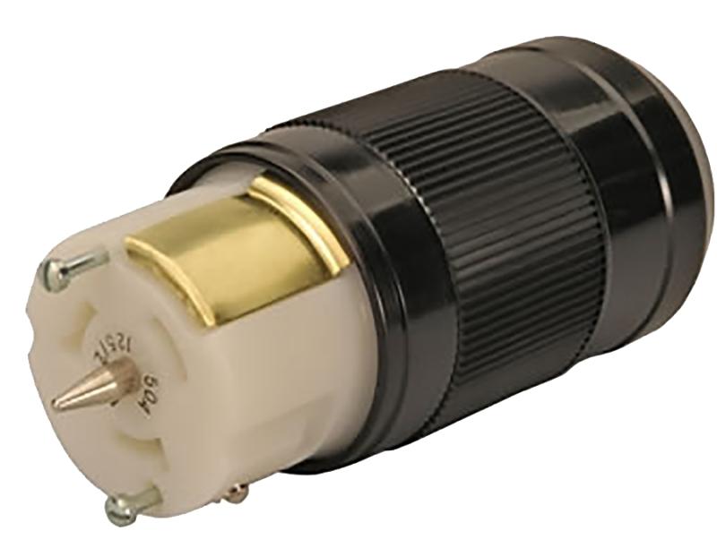RELIANCE CONTROLS LL550C Twist Lock Power Cord Connector, 50 A, 125/250 ...