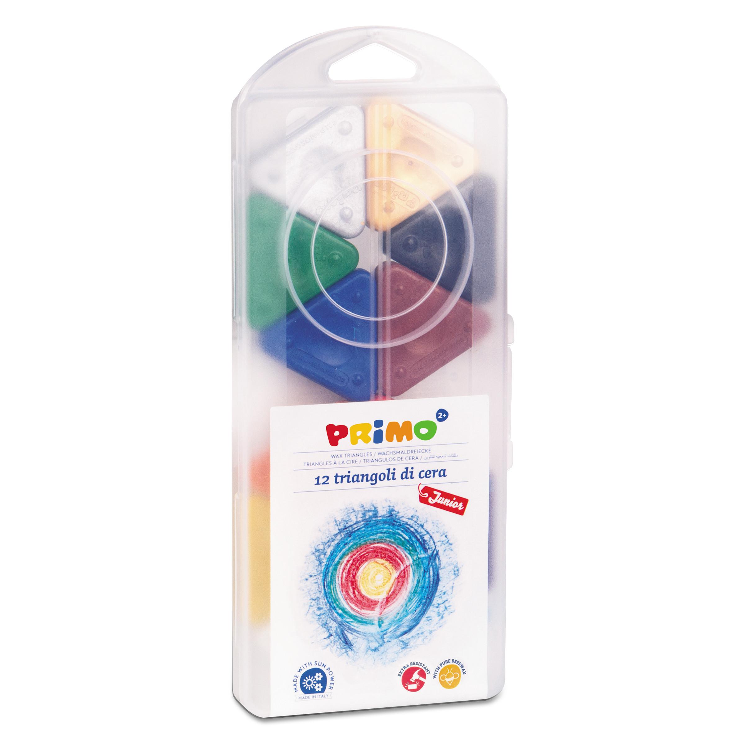 Primo Triangle Crayons, Assorted Colors, 12/Pack | Plastic Express Inc.