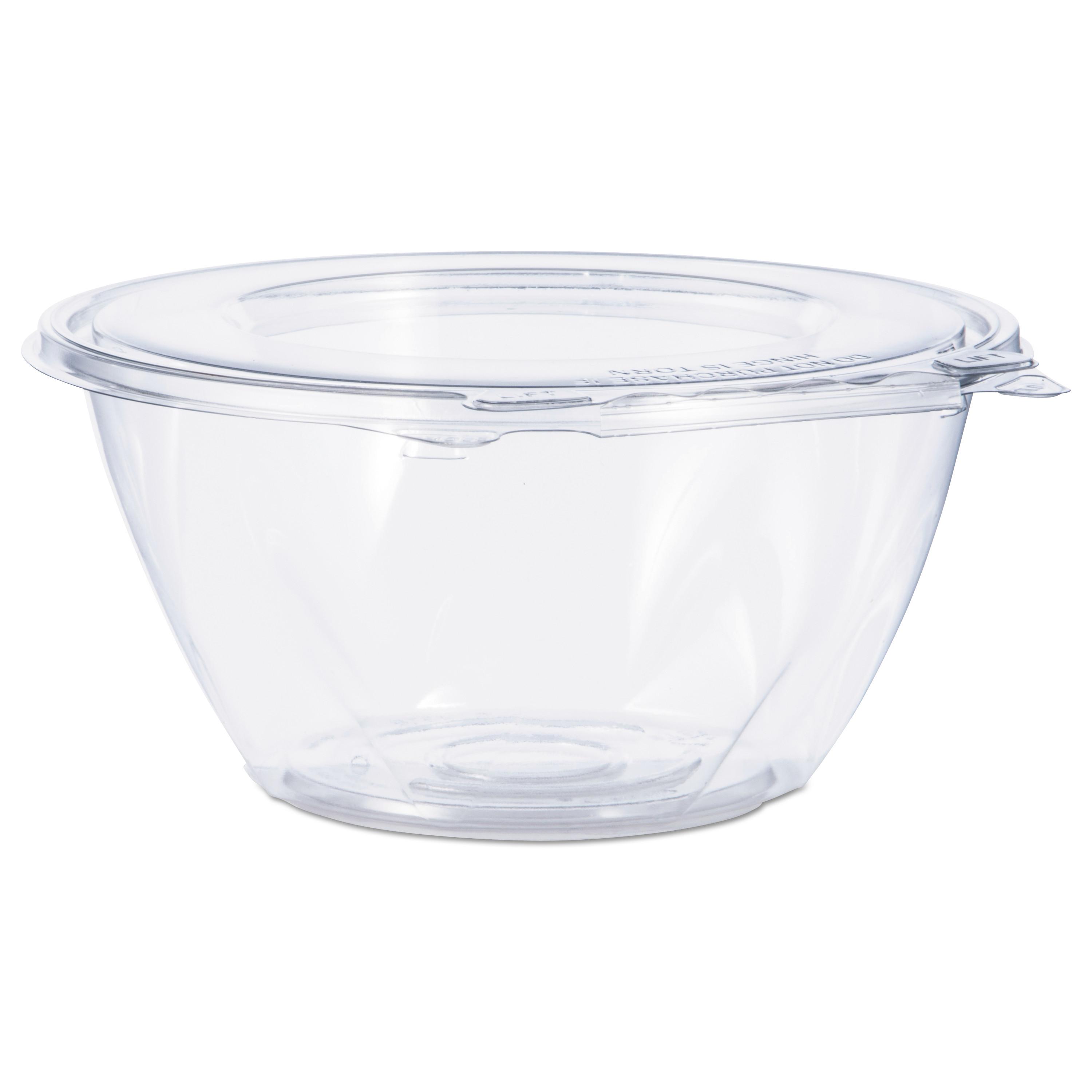 Tamper-Resistant, Tamper-Evident Bowls with Flat Lid, 32 oz, 7 ...