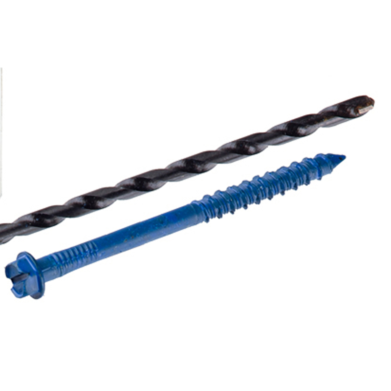 Buildex Tapcon 24301 Concrete Screw Anchor, Phillips, Hexagonal ...