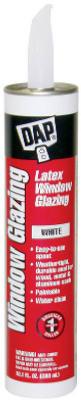 DAP 12108 Latex Window Glazing, Paste, Slight, White, 10.1 fl-oz ...