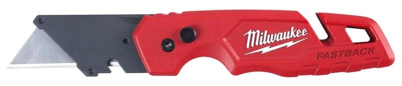 Milwaukee Fastback 48-22-1502 Utility Knife with Blade Storage, 1.27 in ...