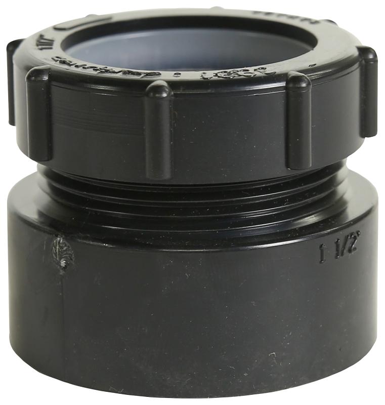 IPEX 027321 Trap Pipe Adapter, 1-1/2 in, Female x Hub x Plastic Nut ...