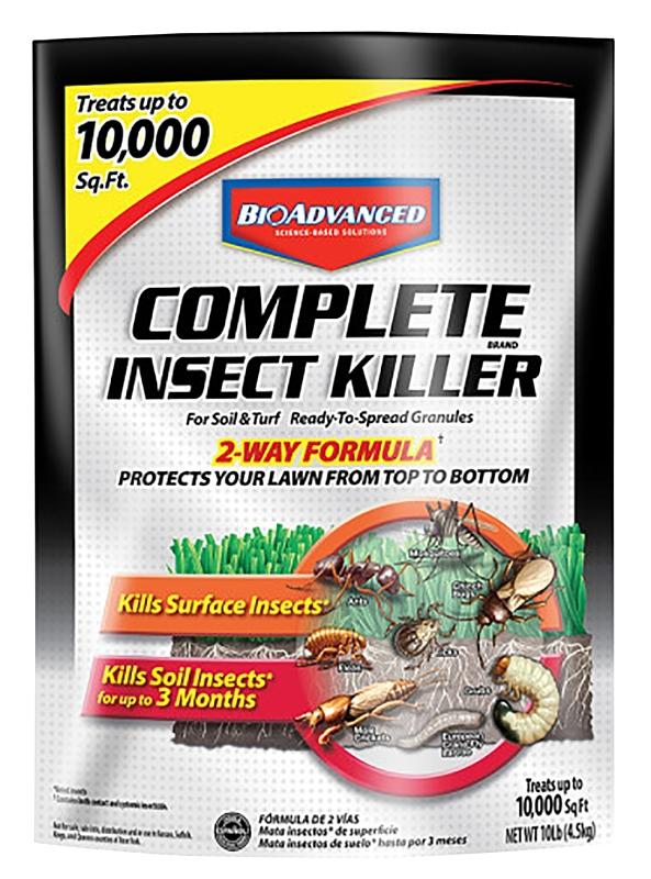 BayerAdvanced 700288S Insect Killer, Granular, Flower Bed, Ground Cover ...