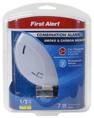 FIRST ALERT 1039783/PRC700 Smoke and Carbon Monoxide Alarm, 85 dB ...