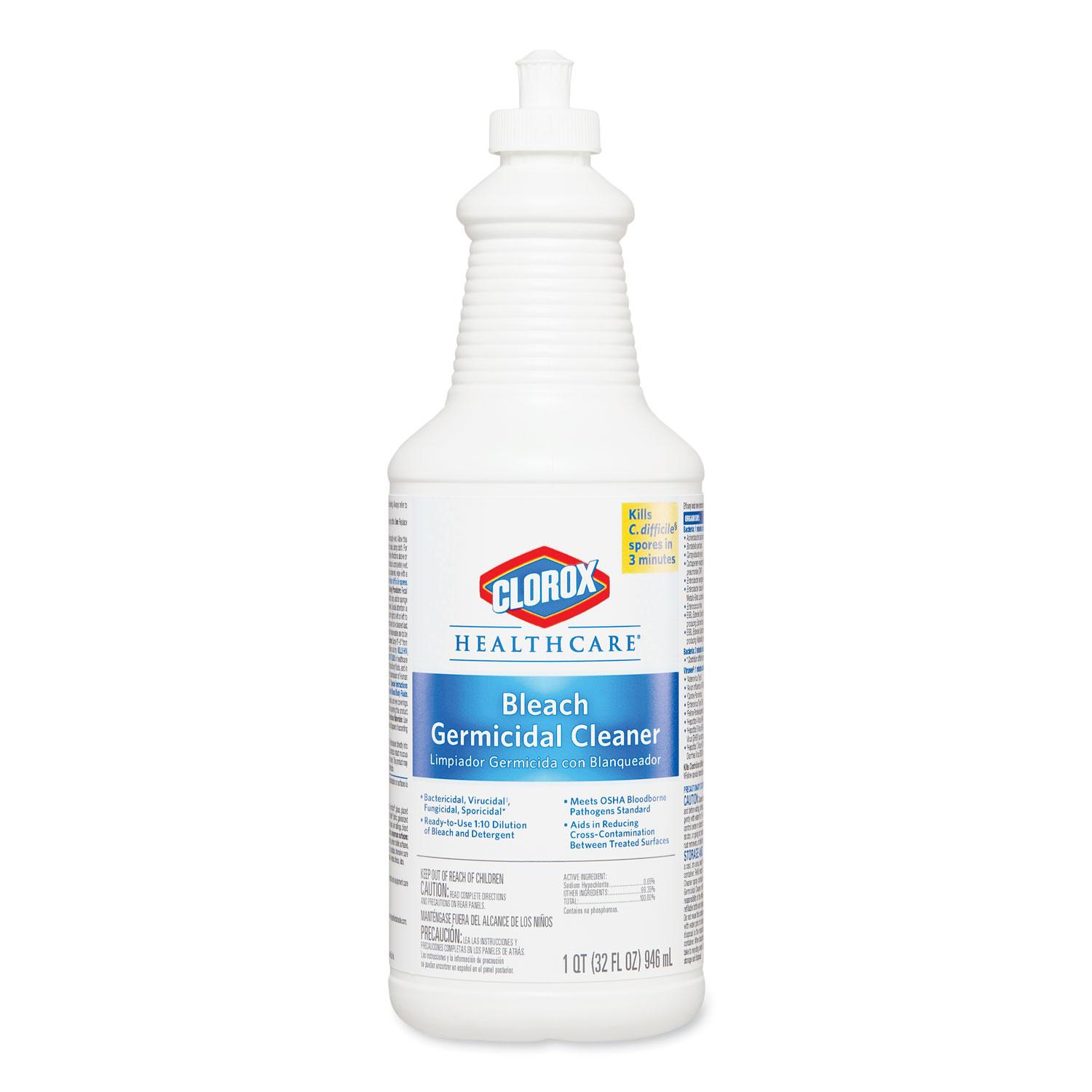 Clorox Healthcare Bleach Germicidal Cleaner | Plastic Express Inc.